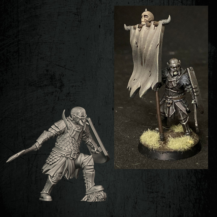 3D Printable Orc Command Pack by Quartermaster3D