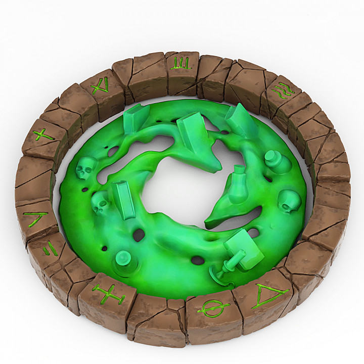 3D Printable MAGIC PORTAL WITH ITS MAGIC EFFECT by Fantastic Portals ...