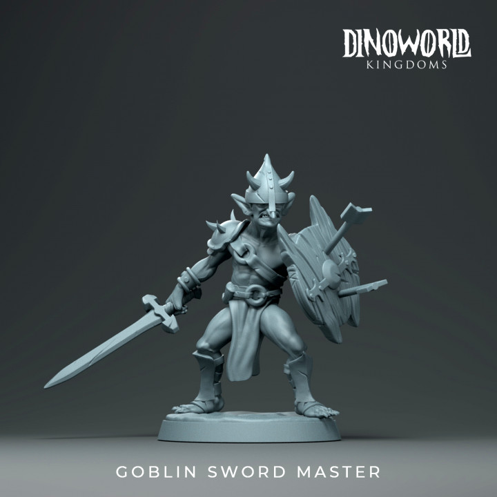 3D Printable Goblin warrior by Dinoworld