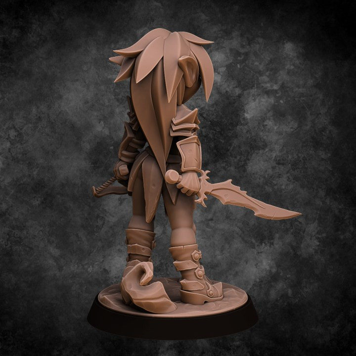 3D Printable Drow hero pack 1 by Deathpunk Studio