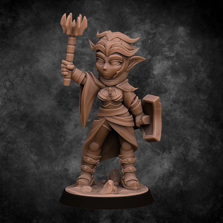 3D Printable Drow hero pack 1 by Deathpunk Studio