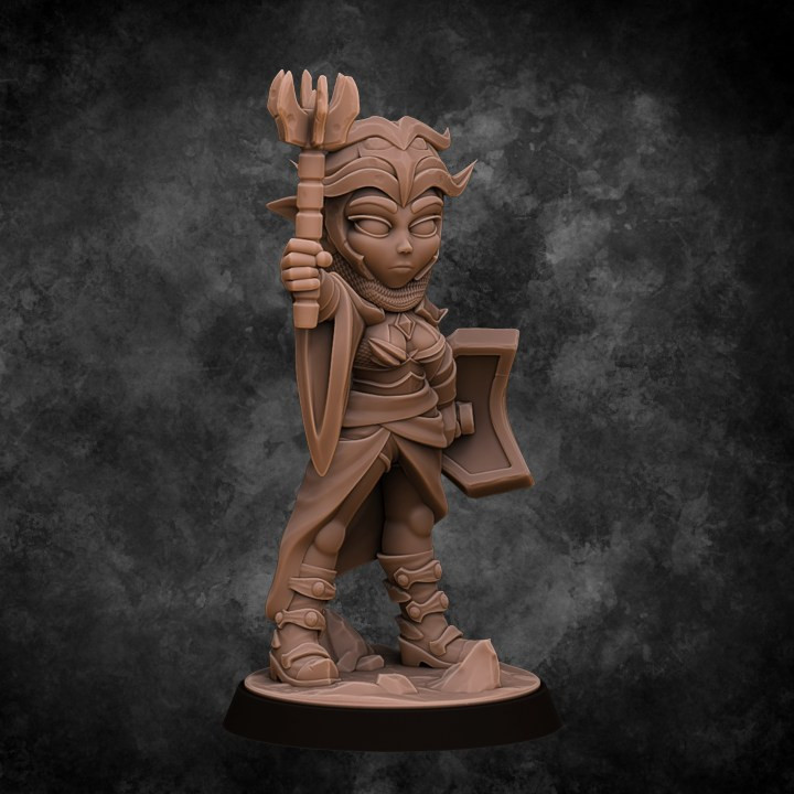 3D Printable Drow hero pack 1 by Deathpunk Studio