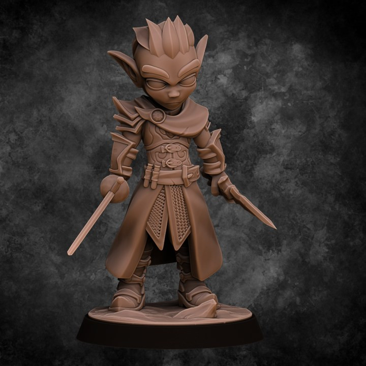 3D Printable Drow hero pack 1 by Deathpunk Studio