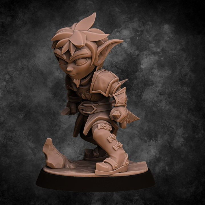 3D Printable Drow hero pack 1 by Deathpunk Studio