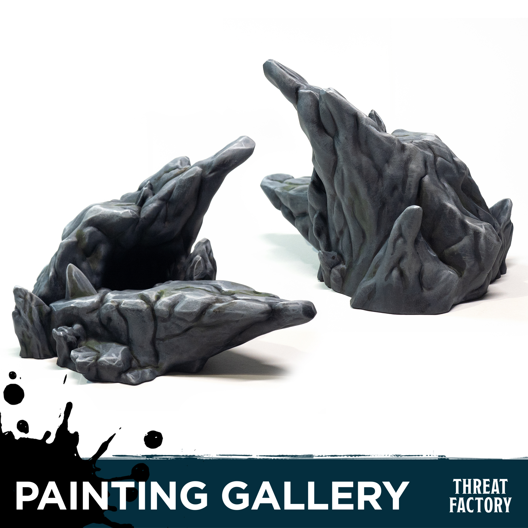 3D Printable Rocky cave by Threat Factory