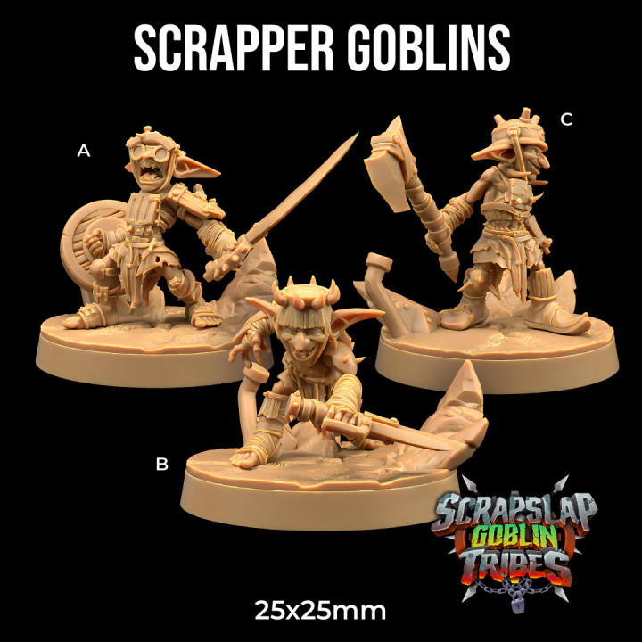 3D Printable Scrapper Goblins | PRESUPPORTED | Riders of The Hellstorm ...