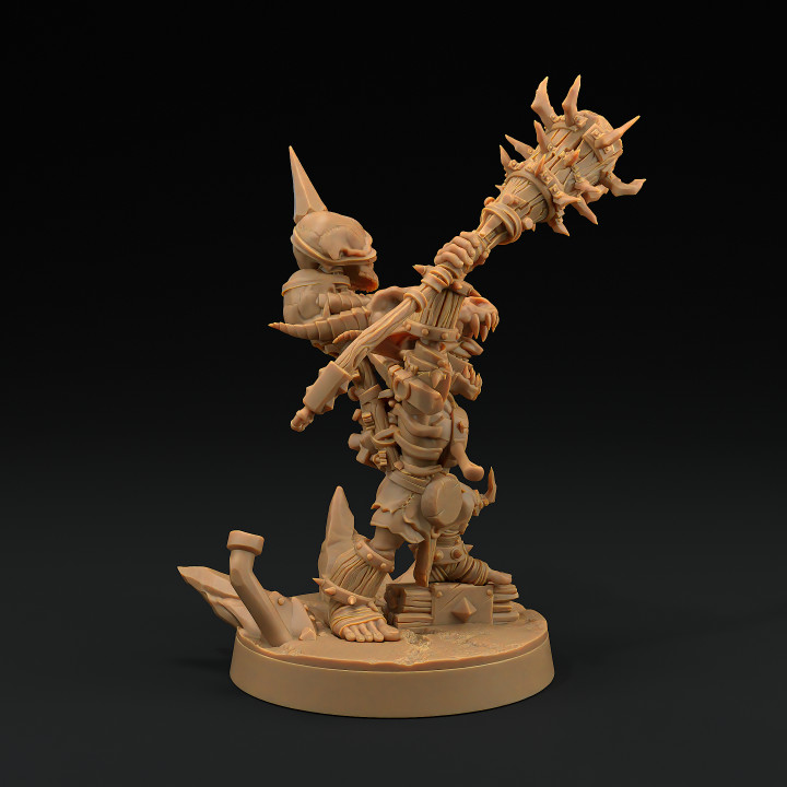 3D Printable Goblin Scrap Chief | PRESUPPORTED | Scrap Slap Goblin ...