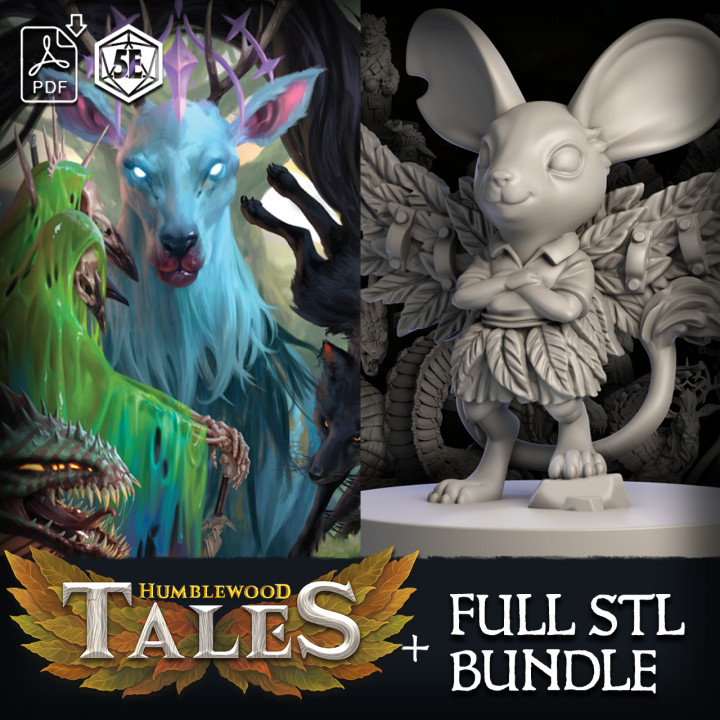 3D Printable Humblewood Tales (PDF) + Full Miniature Bundle (STL) by ...
