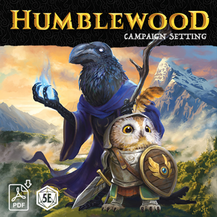 3D Printable Humblewood Campaign Setting (PDF) by Hit Point Press