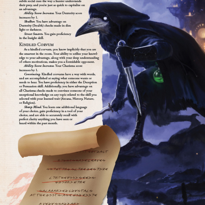 3D Printable Humblewood Campaign Setting (PDF) by Hit Point Press