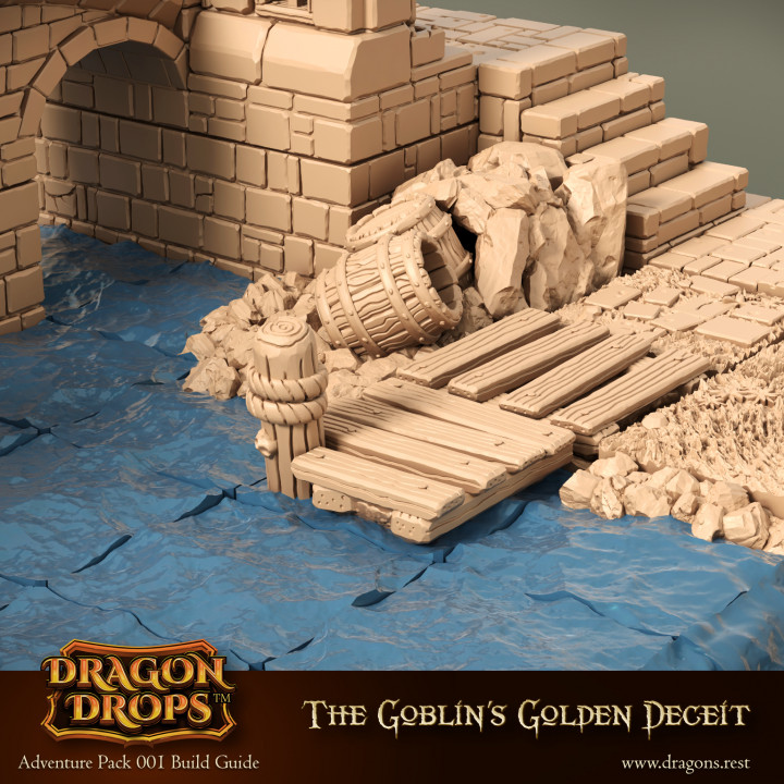 3D Printable Adventure Pack 001 - The Goblin's Golden Deceit by The ...