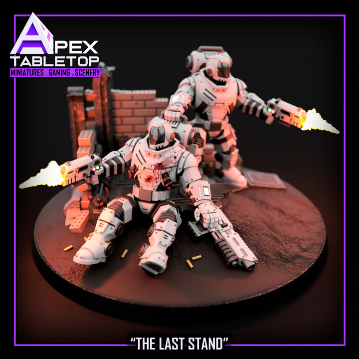 3D Printable Apex Legion "Last Stand" Diorama by Apex Tabletop