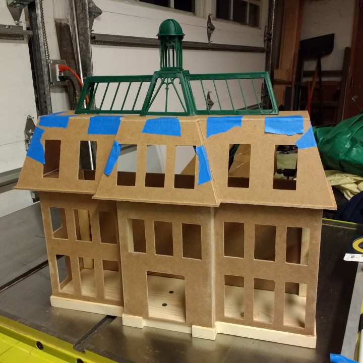 3D Printable Christmas Vacation Advent House by Steve