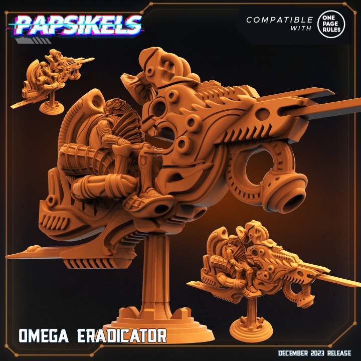 3D Printable DECEMBER 2023 OMEGA ARMY BUNDLE 1 by PAPSIKELS MINIATURES