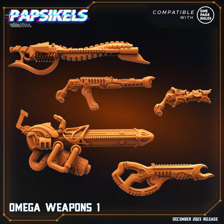 3D Printable DECEMBER 2023 OMEGA ARMY BUNDLE 1 by PAPSIKELS MINIATURES