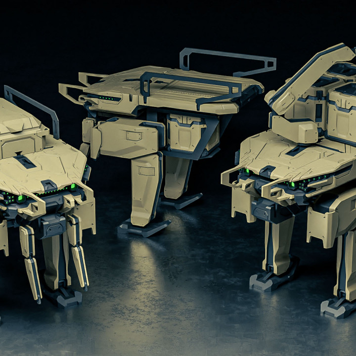 3D Printable LIFTBOT mech by Kmech