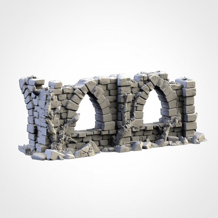 3D Printable ABANDONED CITY RUINS by Txarli Factory