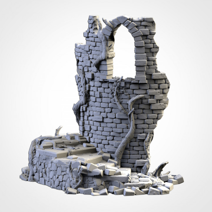 3D Printable ABANDONED CITY RUINS by Txarli Factory