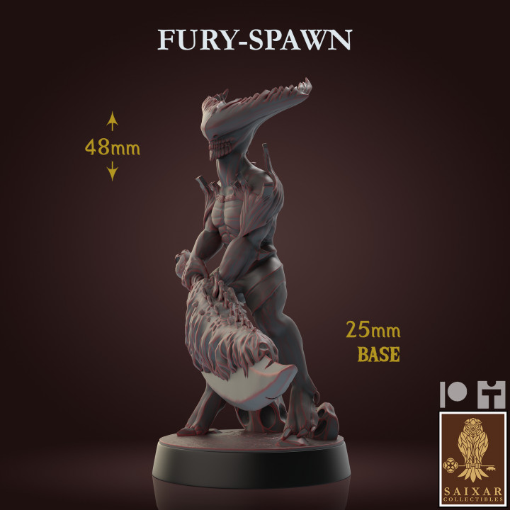 3D Printable Fury-Spawn by Saixar Collectibles