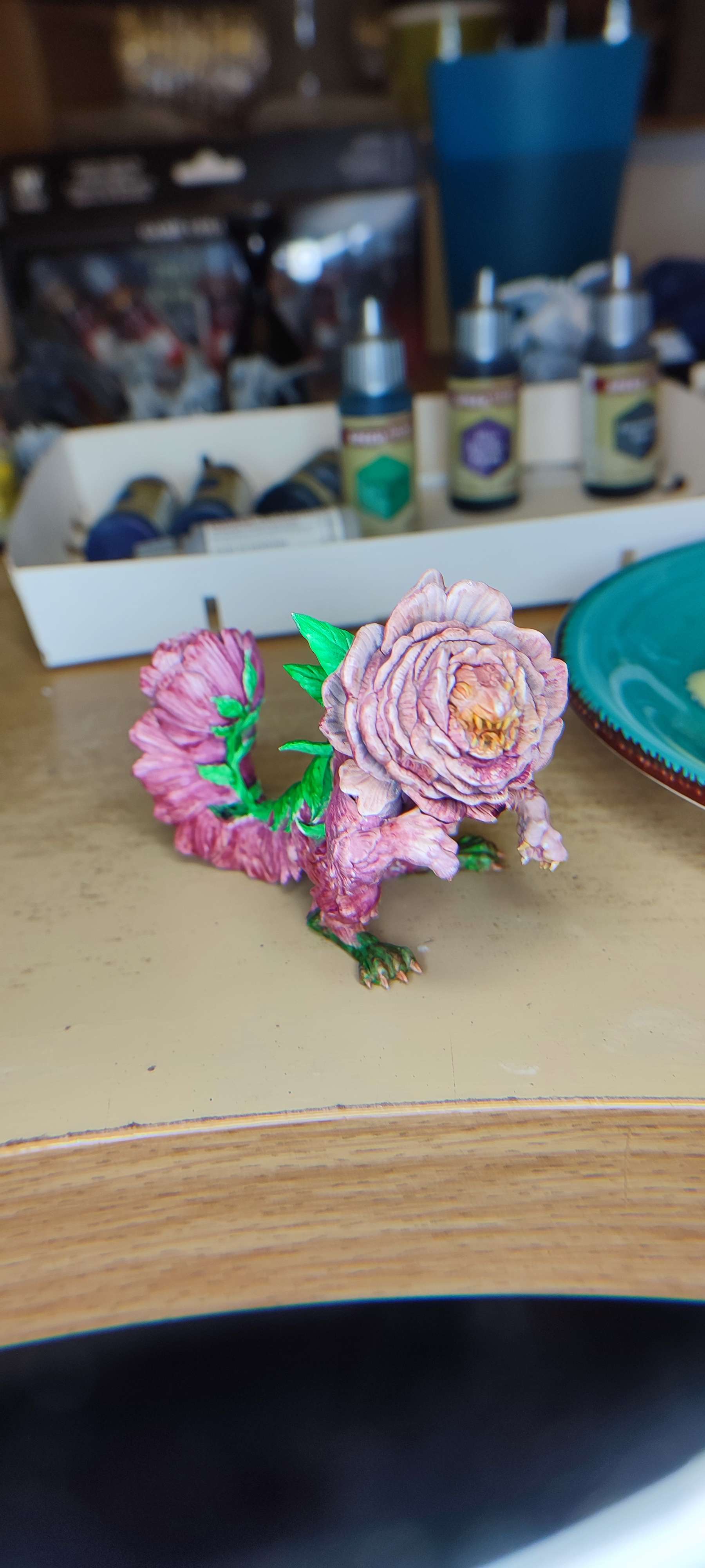 3D Printable FLORAL DRAGONS - Book 2 - Peony Dragon by Hit Point Press