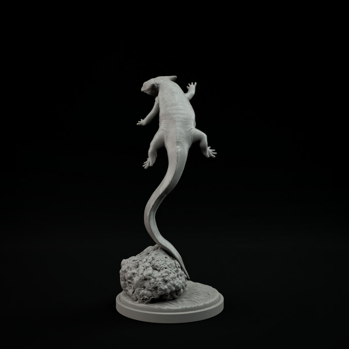 3D Printable Diceratosaurus floating 1-20 scale pre-supported by Dino ...