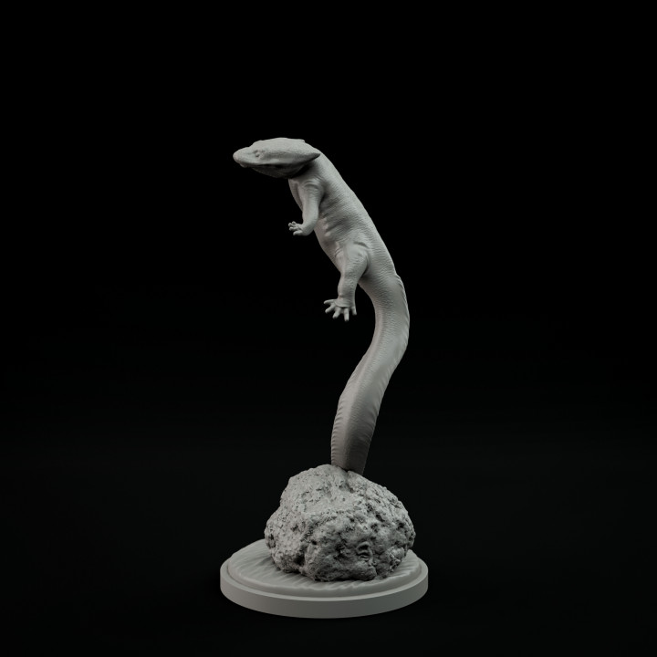 3D Printable Diceratosaurus floating 1-20 scale pre-supported by Dino ...