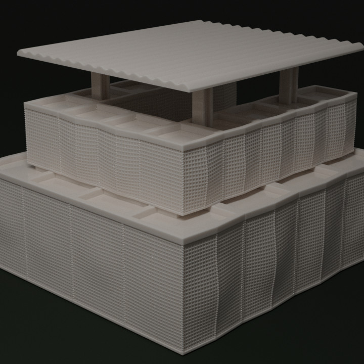 3D Printable Military FOB by Modern-Miniatures.eu