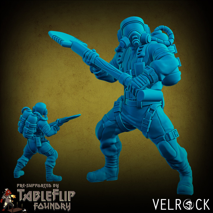 3D Printable Company Assets (PRESUPPORTED) by Velrock Art Miniatures