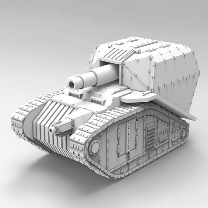 3D Printable Rogue Pattern Mk4-1b "Bison" Medium Tank by Rogue Sculpts