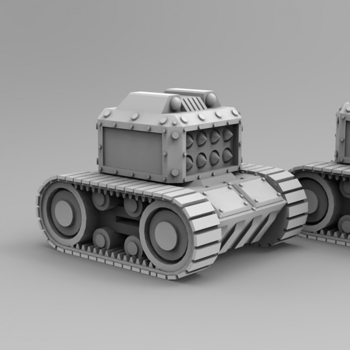 3D Printable Tankette by Rogue Sculpts