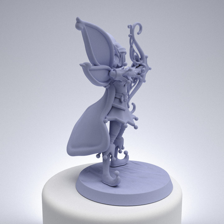 3D Printable Christmas elf archer ( 2 Versions) by Imp3dsion