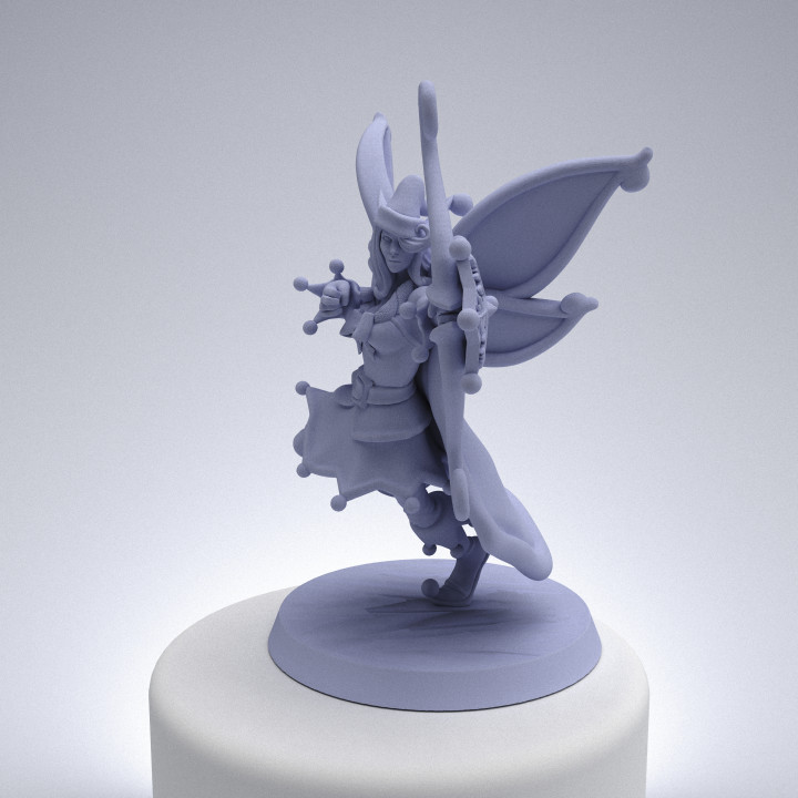 3D Printable Christmas elf archer ( 2 Versions) by Imp3dsion