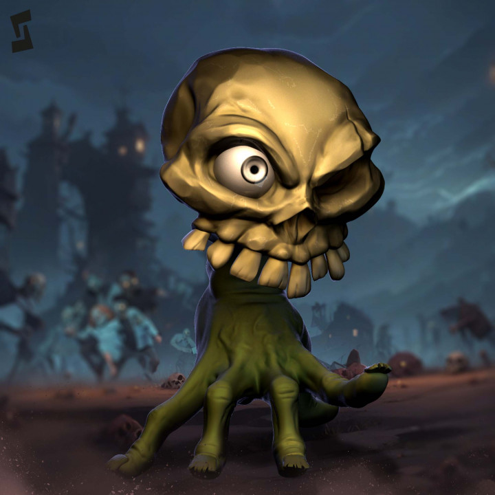 3D Printable SIR DANIEL FORTESQUE by Blascool Studios