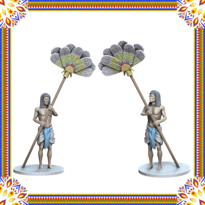 3D Printable Fan Bearers by MiniaturesCraze