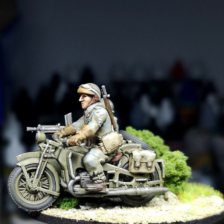 3D Printable 28mm 1940 French Sidecar 1 by Colonel Muller