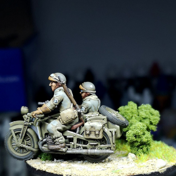 3D Printable 28mm 1940 French Sidecar 1 by Colonel Muller