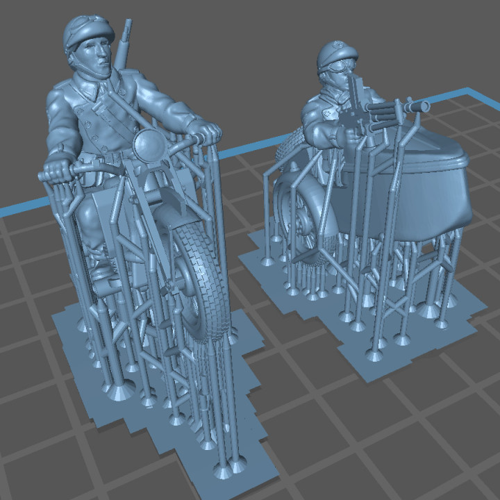 3D Printable 28mm 1940 French Sidecar 1 by Colonel Muller