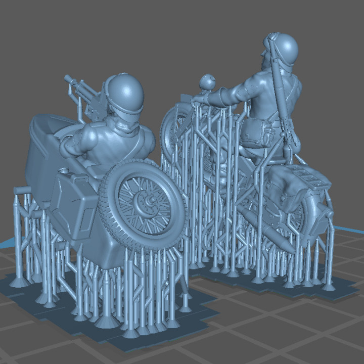 3D Printable 28mm 1940 French Sidecar 1 by Colonel Muller