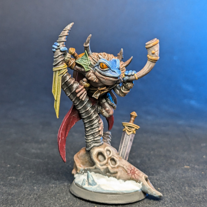 3D Print of Viking Frog by miniaturesblueprint