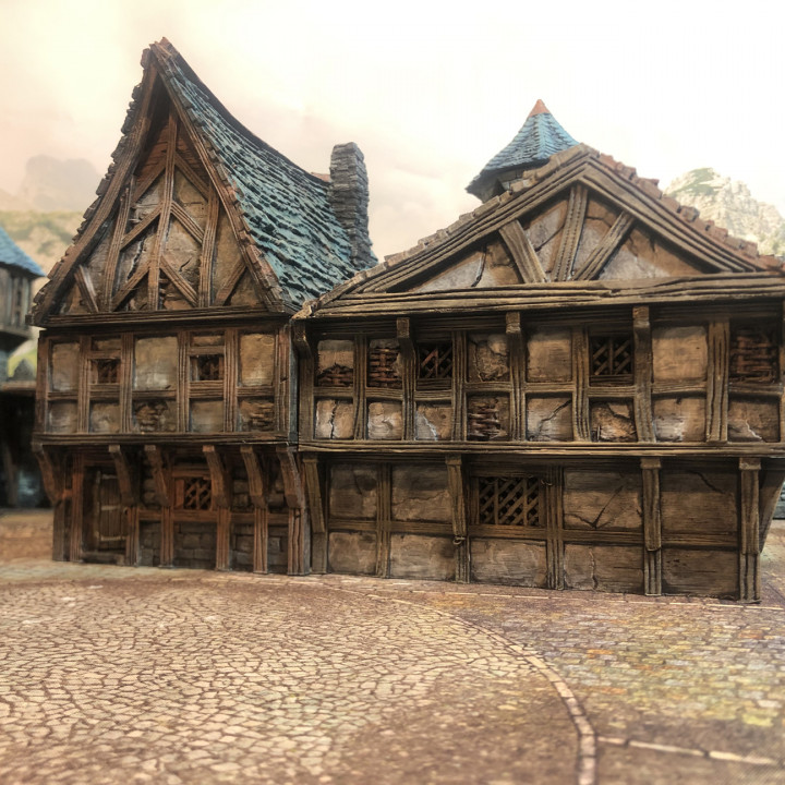 3D Printable Modular Timber Frame ; Core Set by GameScape3D