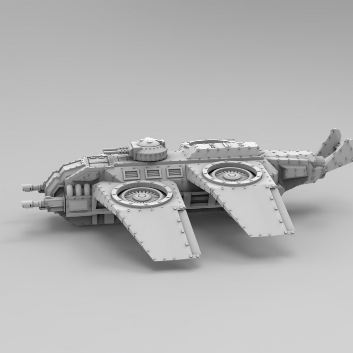 3D Printable VTOL-1B "Dragonfly" Aircraft 28/32mm Scale by Rogue Sculpts