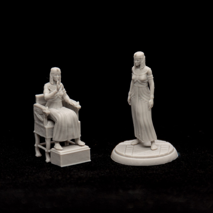 3D Printable Cleopatra - Egyptian Queen by Gadgetworks