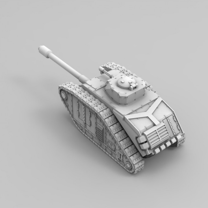 3D Printable Rogue Pattern Mk2-2B "Crocodile" Medium Tank Hunter by ...