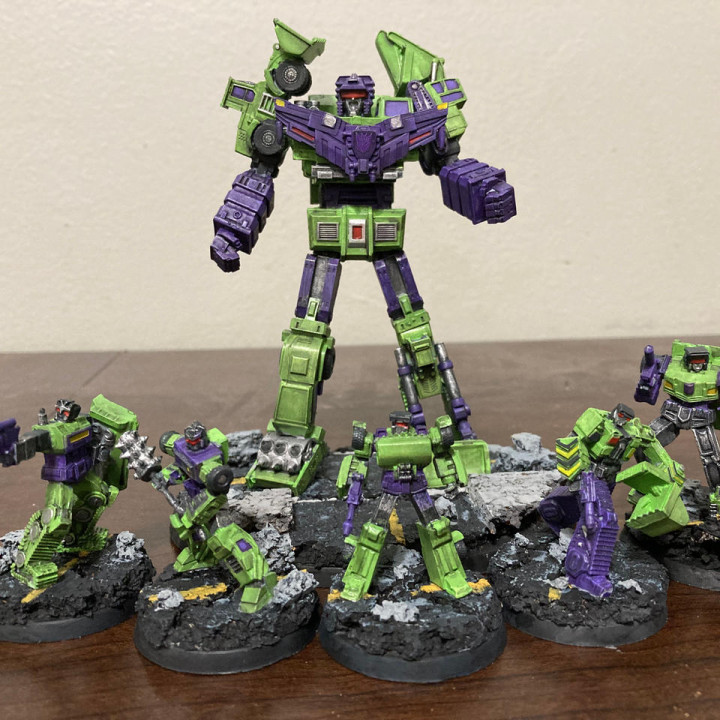 3D Print of Deceiver - Classic Destroyer Bot War Miniature Game by ...