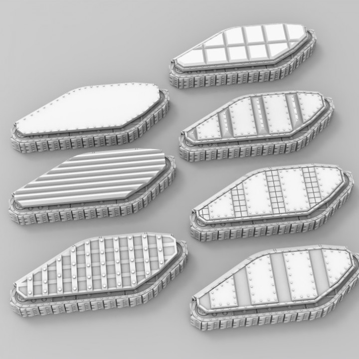 3D Printable Rogue Pattern Heavy Armored Tracks for Medium Tanks 28 ...