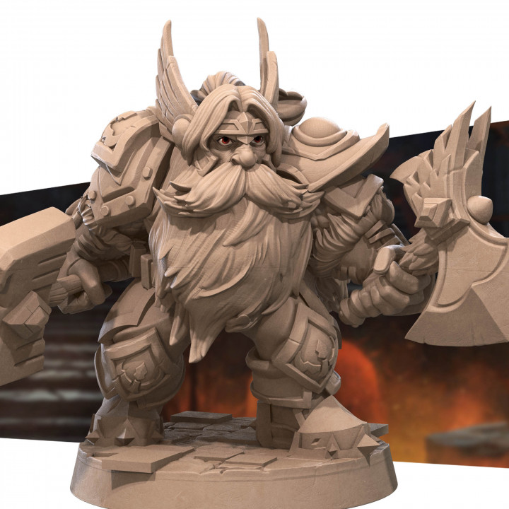 3D Printable January 2024 Release - Dwarves by Bite the Bullet