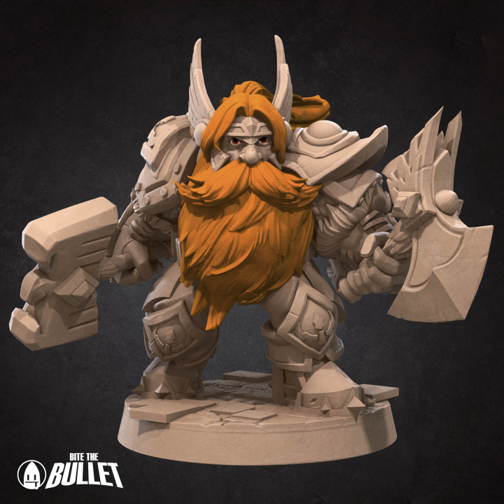 3D Printable January 2024 Release - Dwarves by Bite the Bullet