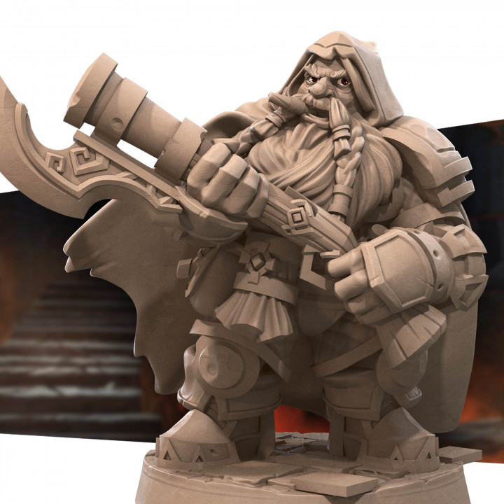 3D Printable January 2024 Release - Dwarves by Bite the Bullet