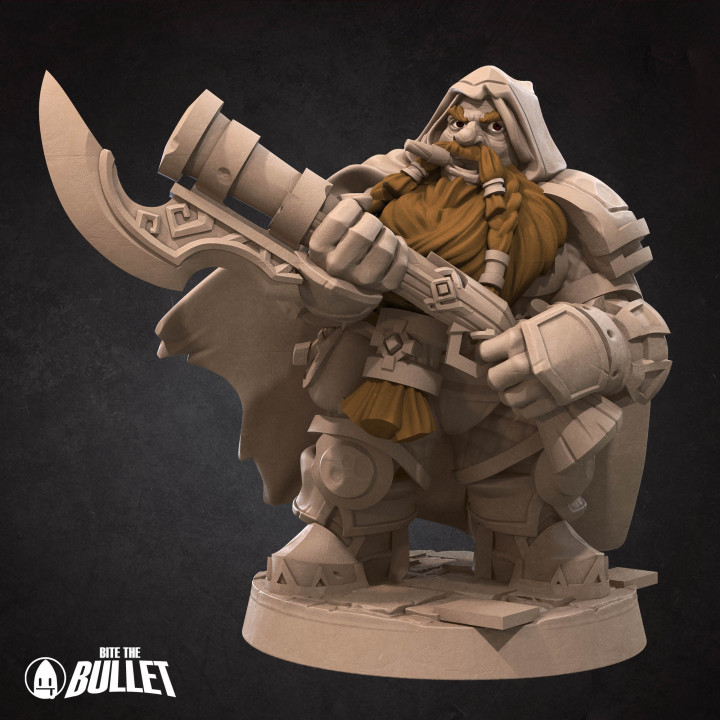 3D Printable January 2024 Release - Dwarves by Bite the Bullet