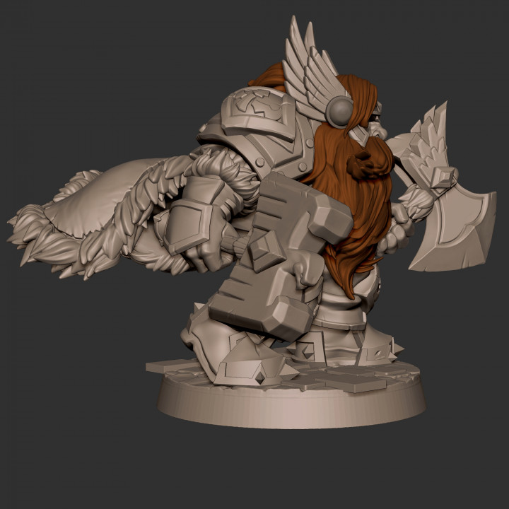 3D Printable Dwarf General by Bite the Bullet